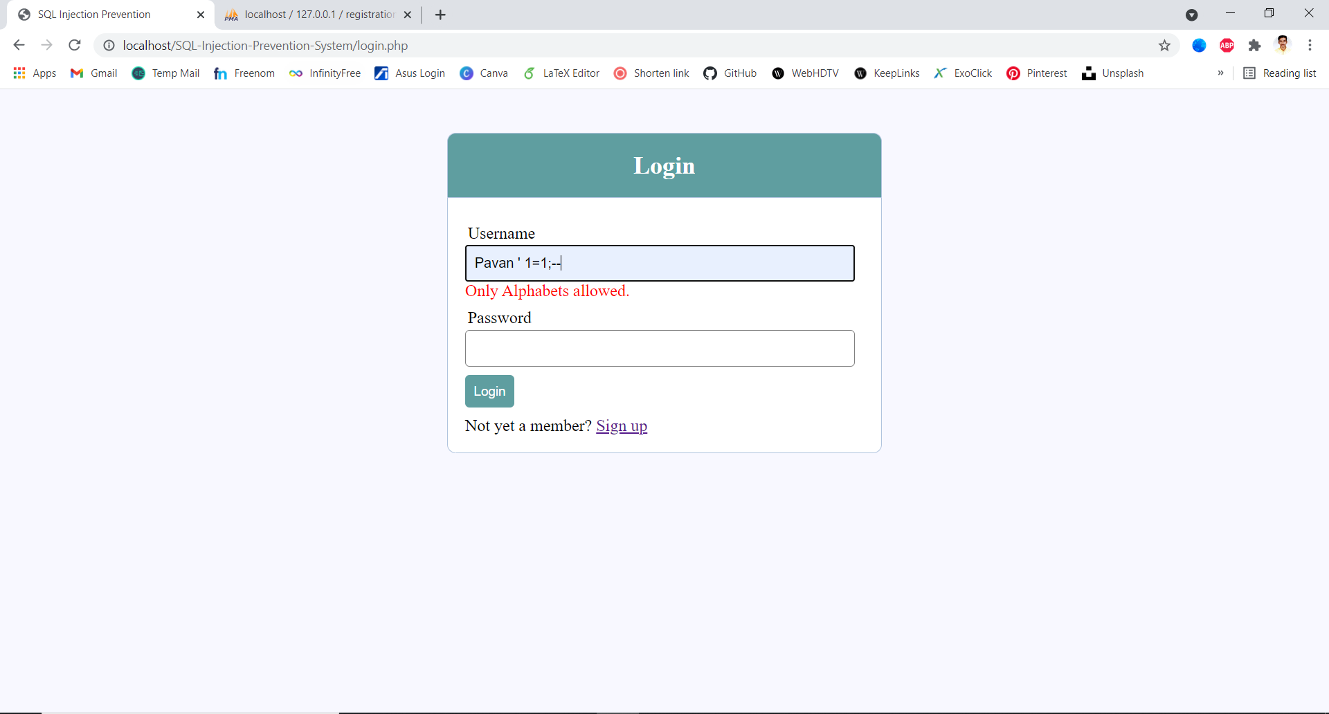GitHub - PavankumarKokane/SQL-Injection-Prevention-System: SQL ... GitHub - PavankumarKokane/SQL-Injection-Prevention-System: SQL ...