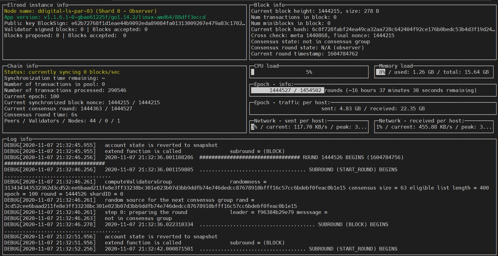 Observer lost sync (consensus round) · Issue #2450 · multiversx/mx-chain-go · GitHub