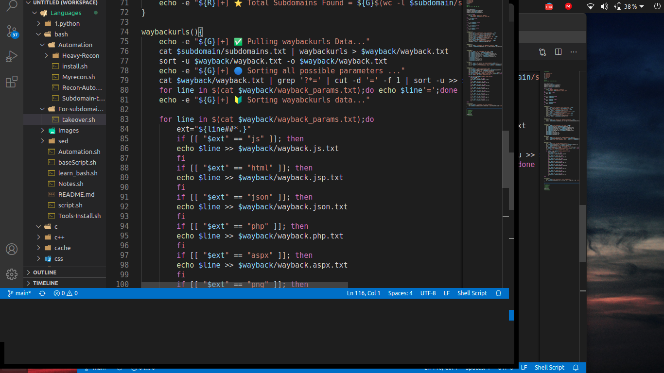 Problem While trying to full screen {F11 key} Vscode in Ubuntu 20.04 ...