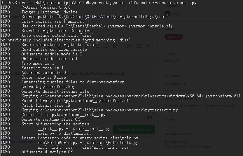 bootstrap code cause "Check restrict mode failed" · Issue #638 · dashingsoft/pyarmor · GitHub