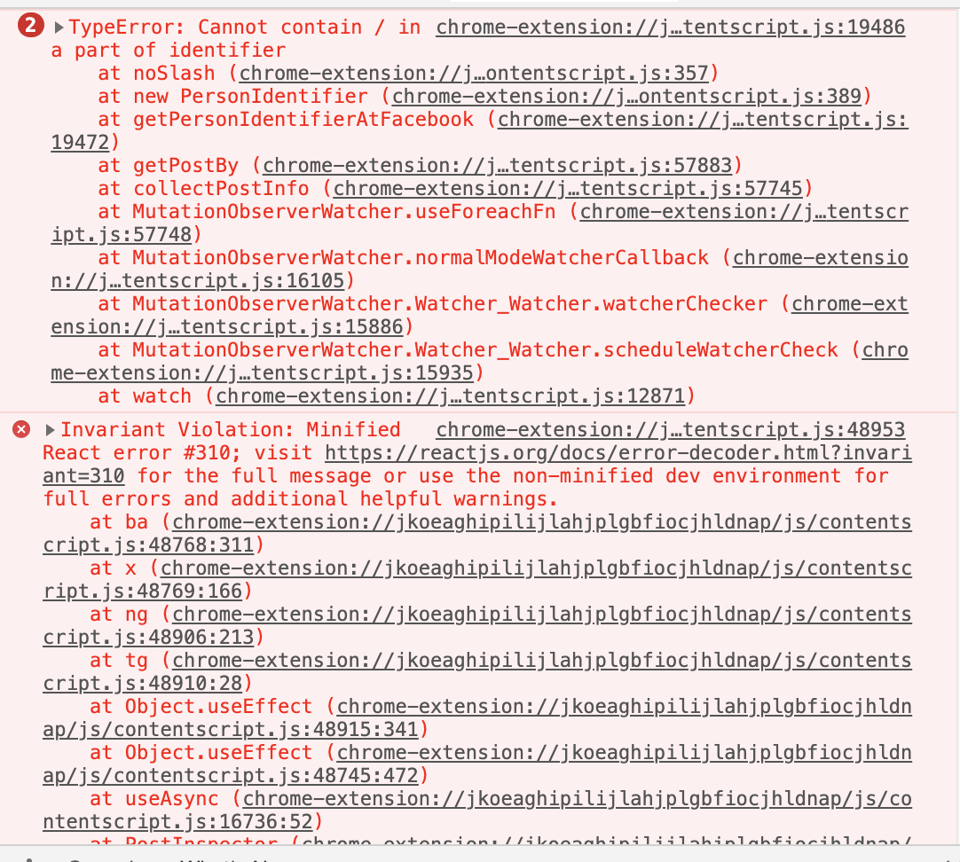 Minified React Error · Issue #132 · DimensionDev/Maskbook · GitHub