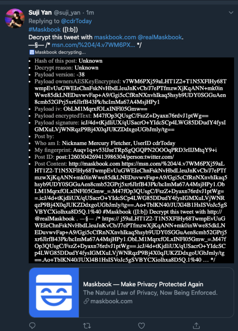 [Bug] Not able to decrypt image based payload (url based as well) on twitter · Issue #1081 ...
