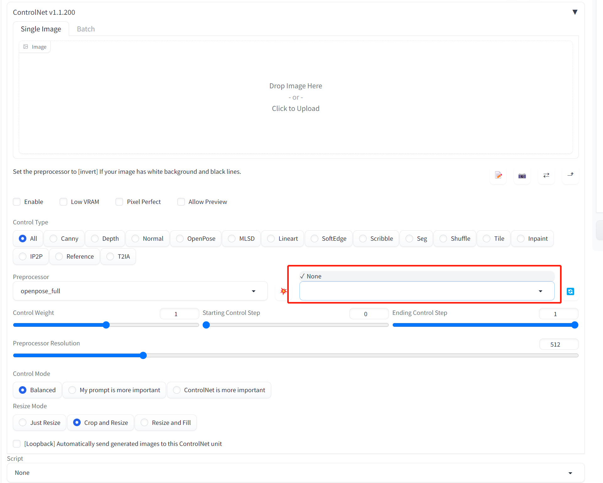 [Bug]: "Model" drop-down list is always empty · Issue #1452 · Mikubill/sd-webui-controlnet · GitHub