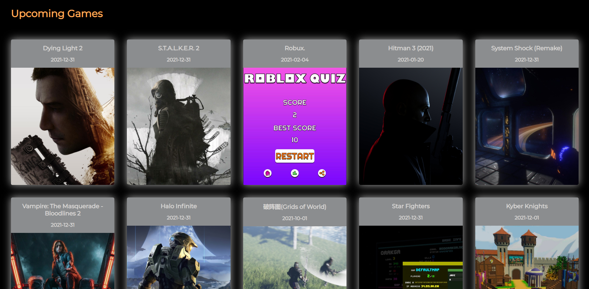 GitHub - EvyatarYagoni/react-video-games