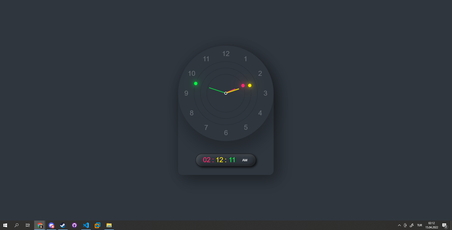 GitHub - FurkanTsdmr/digitalClock