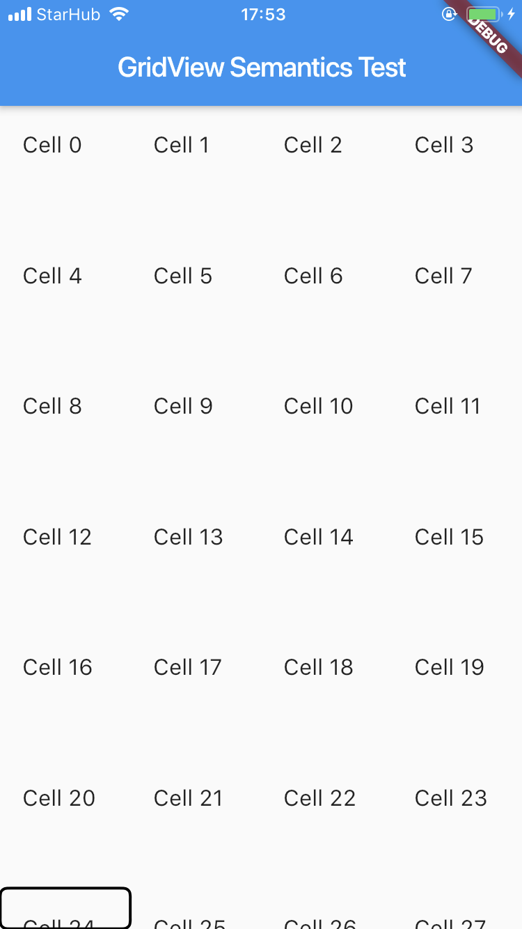 GridView doesn't make the cell fully visible when swiping right · Issue #36307 · flutter/flutter ...