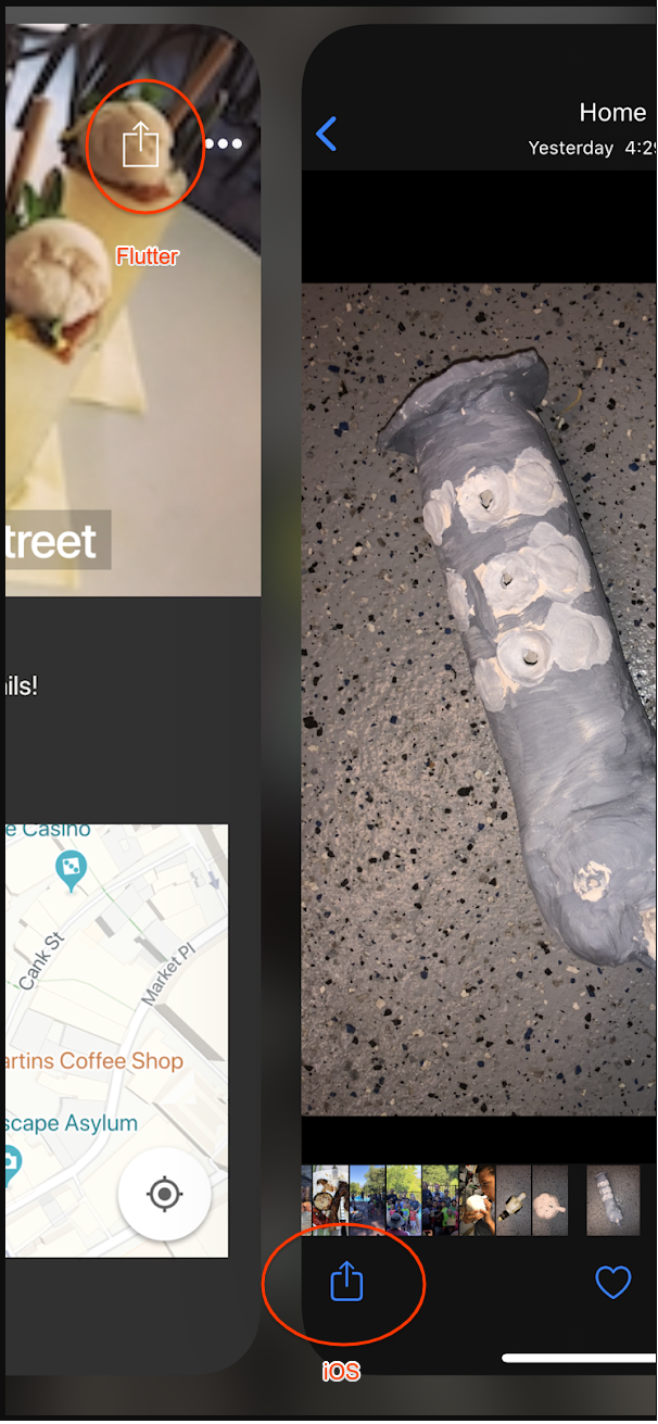 Cupertino ShareIcon does not look very "Cupertino" · Issue #42587 · flutter/flutter · GitHub