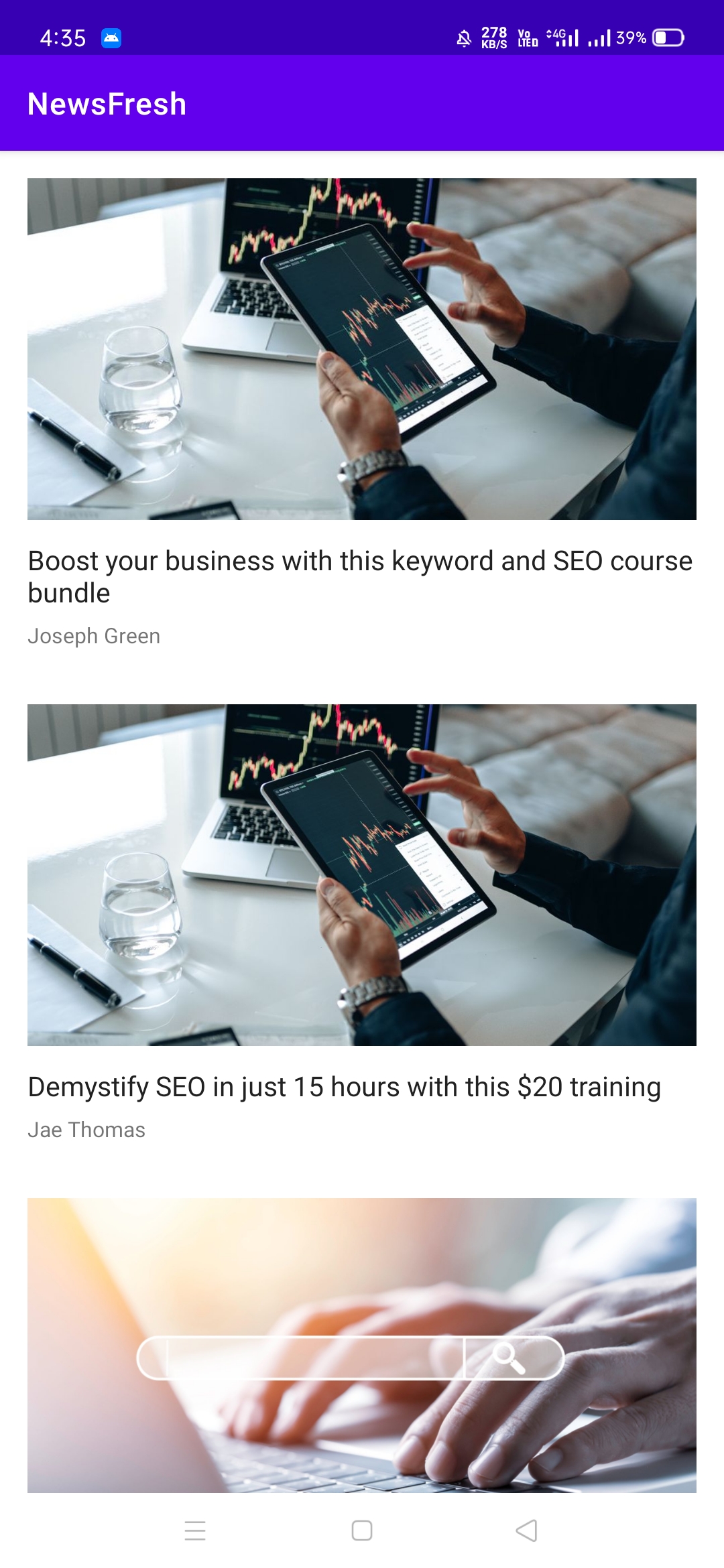 GitHub - yvrjprshr/news-app: News app using volley and glide library in ...