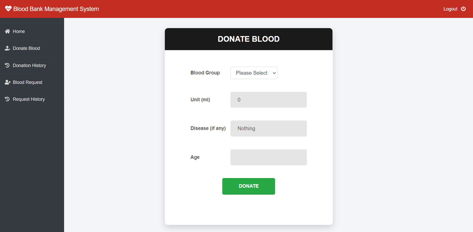 GitHub - yvrjprshr/blood-bank-system: It is a blood bank system using ...