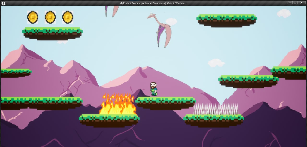 GitHub - olegcntu/2D-game-platformer-Knight: Game on Unreal Engine 4, C++