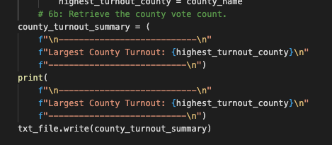 GitHub - josephthompson532/Election_Analysis: The purpose of this ...