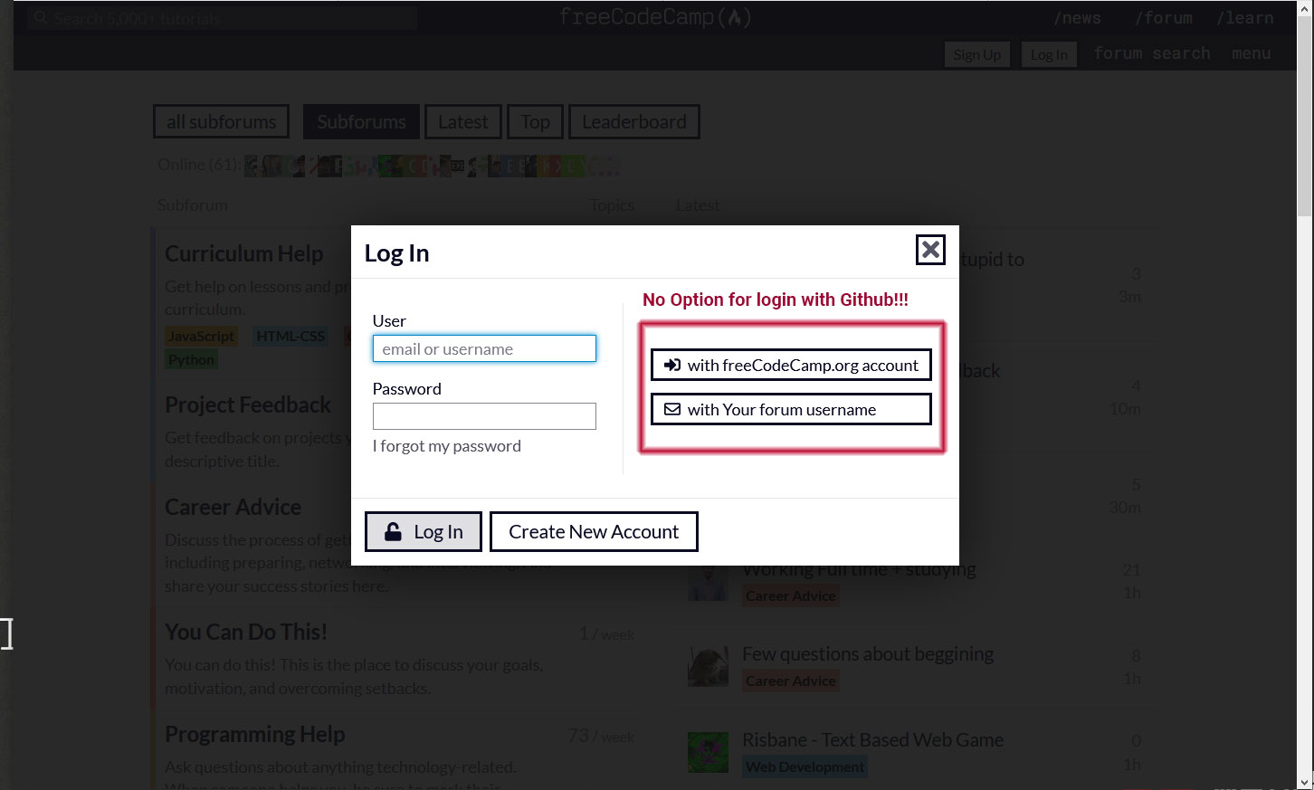 Can’t login to my fcc account using github. Need Help! · Issue #38151 · freeCodeCamp ...