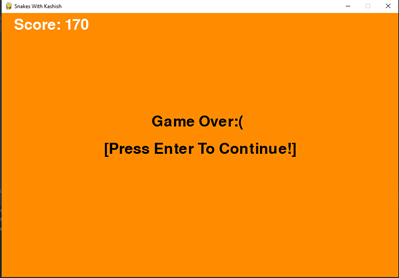 GitHub - kashishbagadia/Snakes-Game: This is a snake game written in Python using the PyGame ...