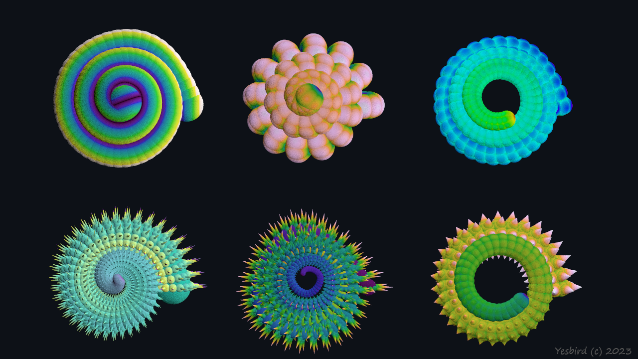 GitHub - syanenko/YesWorld: Collection of POV-Ray objects inspired by Roger Dean's artworks