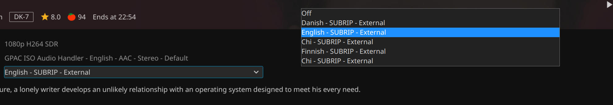 Dropdown menus offset · Issue #355 · jellyfin/jellyfin-media-player · GitHub