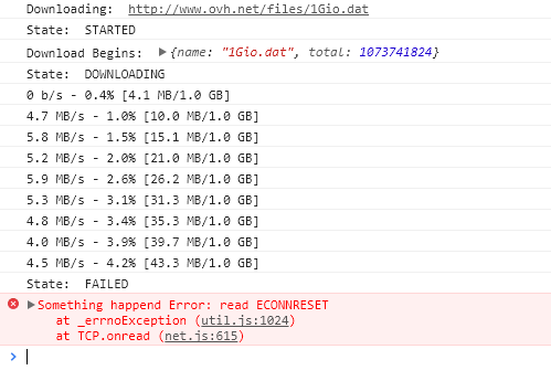 No status change when cut off the network while downloading · Issue #23 · hgouveia/node ...