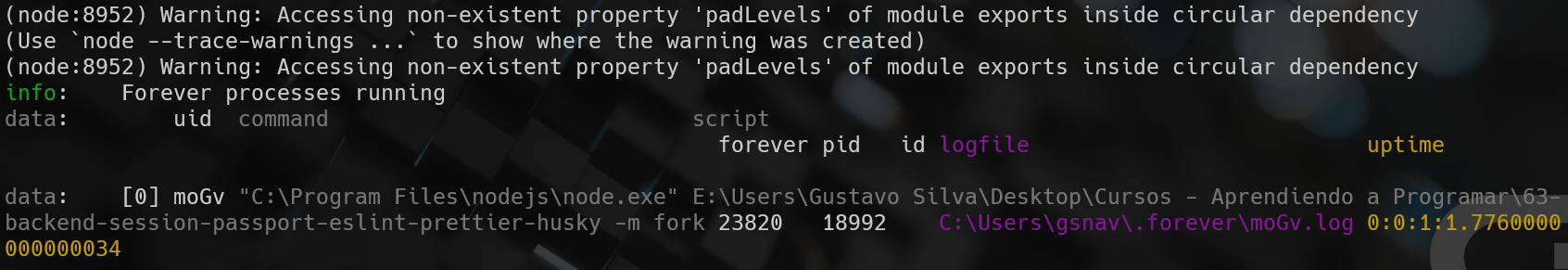 GitHub - GustavoSilvaNavarro/backend-session-passport-eslint-prettier-husky-commitizen: Simple ...