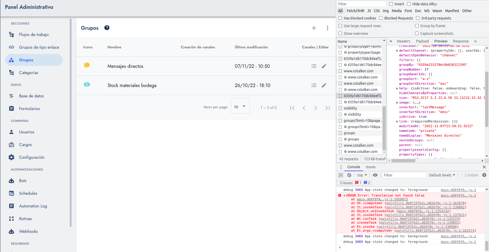 Bug report: Excluded Property values from group edition are not showing correctly. · Issue #1188 ...