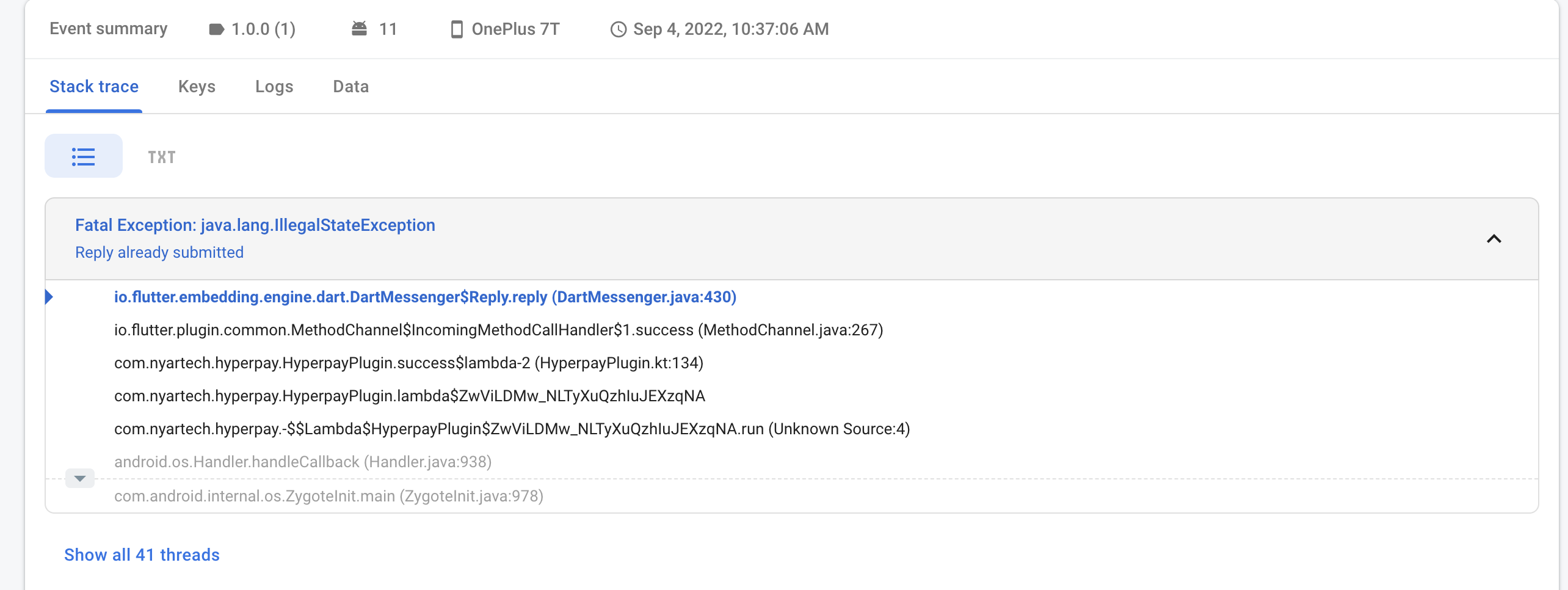 leaked ServiceConnection · Issue #28 · nyartech/hyperpay · GitHub