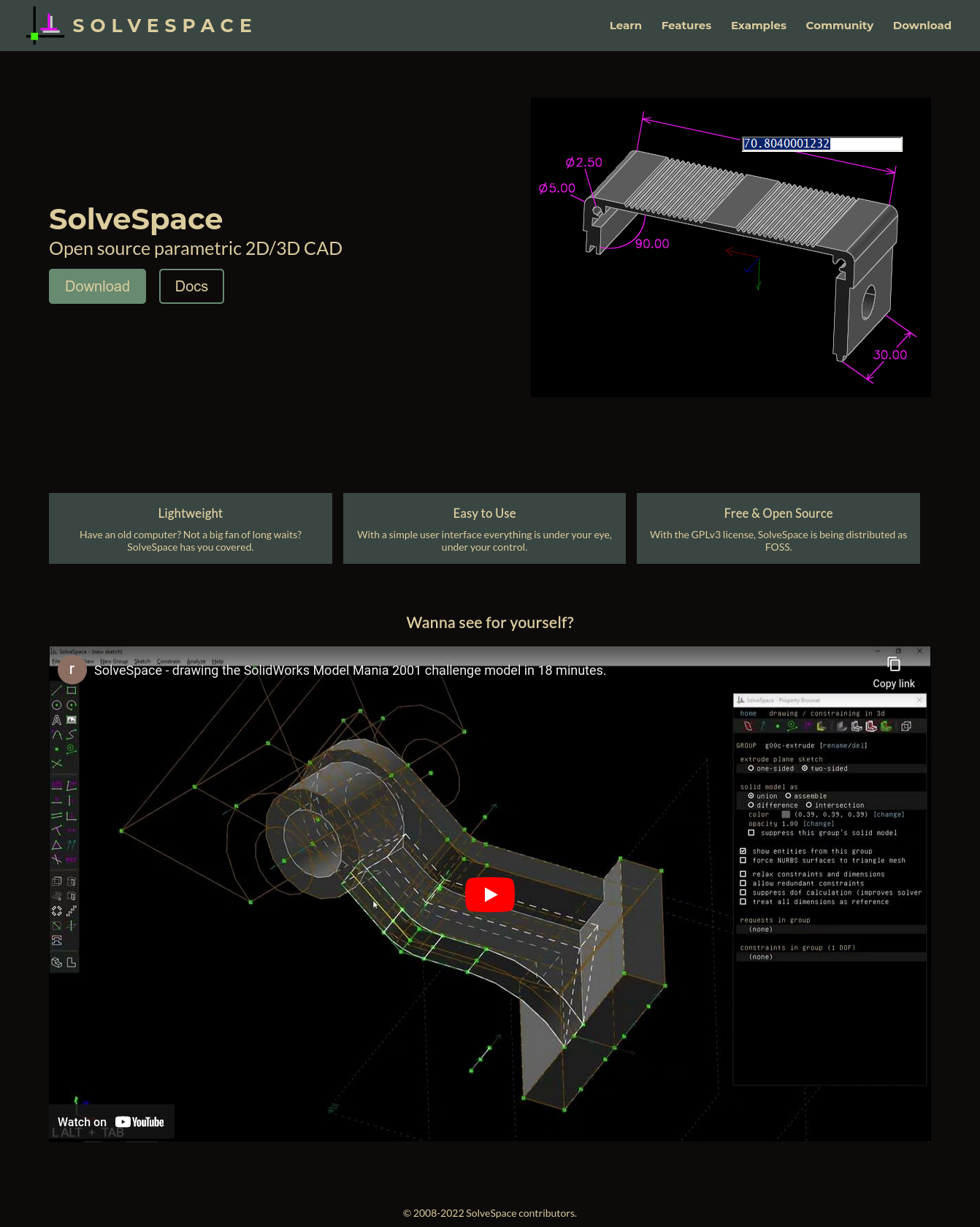 Website Rework Proposal · Issue #42 · solvespace/solvespace-web · GitHub