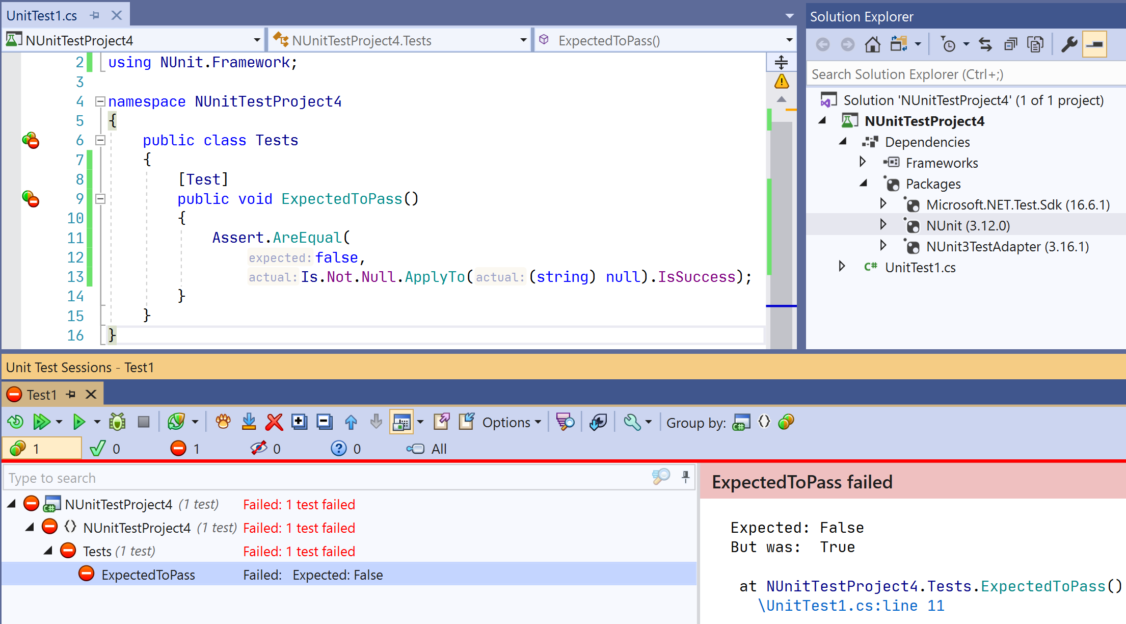 Applyto Behavior For Isnotnull Constraint · Issue 3546 · Nunitnunit · Github