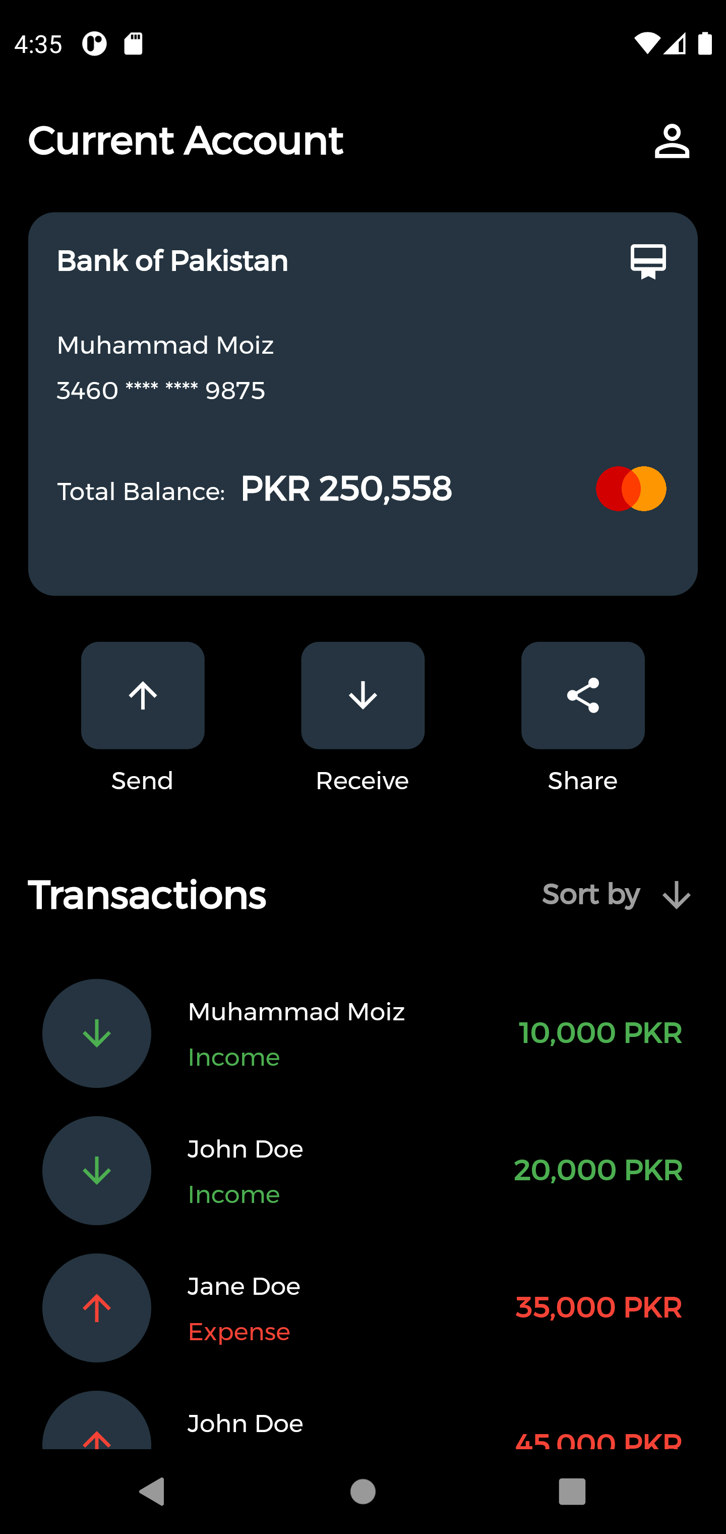 GitHub - moiz97/Expense-UI: Flutter Finance App UI