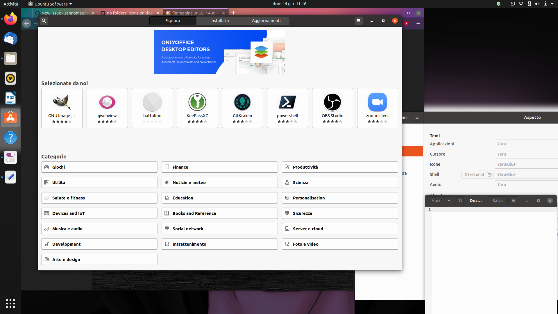 Transparent 'Ubuntu Software' background · Issue #37 · Jannomag/Yaru ...