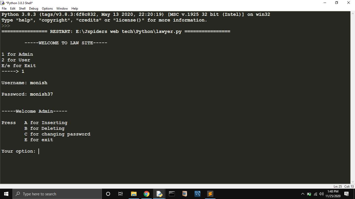 GitHub - monish-mnjds/Open-Law-Guide-using-Python-DB-api