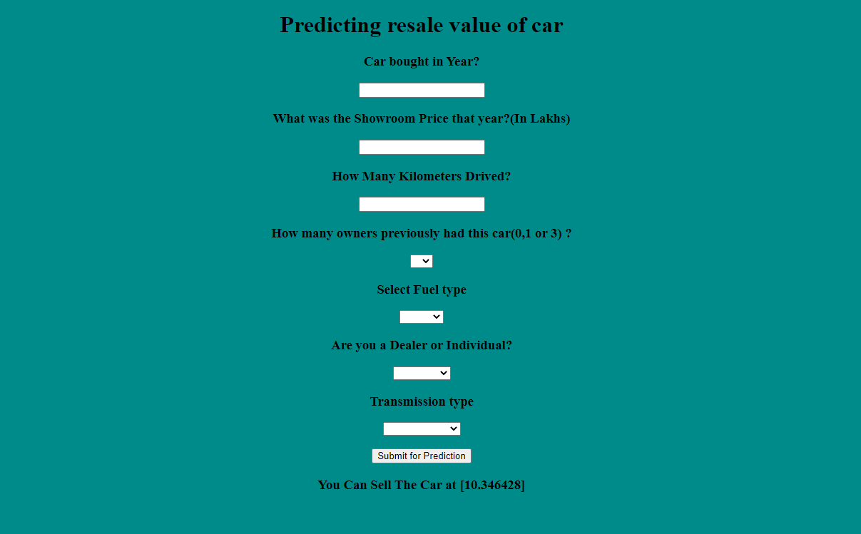 GitHub - Vikeshkr-DSP/Car-Price-Prediction