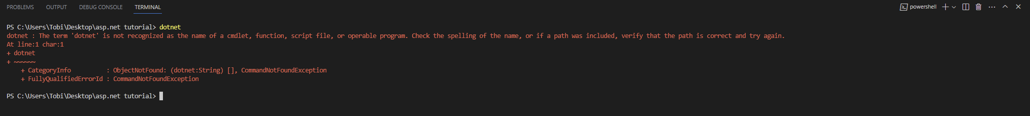 The term 'dotnet' is not recognized... · Issue #8561 · dotnet/core · GitHub