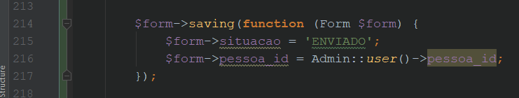 Fill user id before save form · Issue #329 · z-song/laravel-admin · GitHub