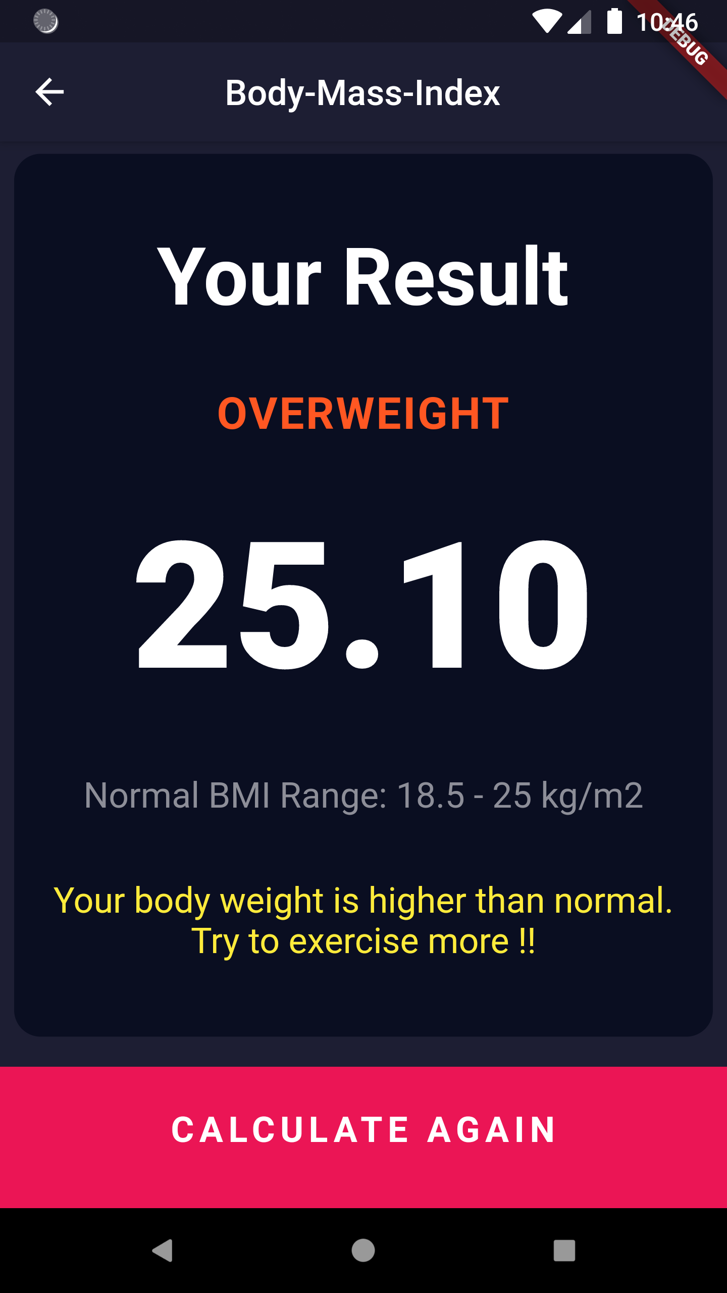 GitHub - caltermine/BMI-Calculator