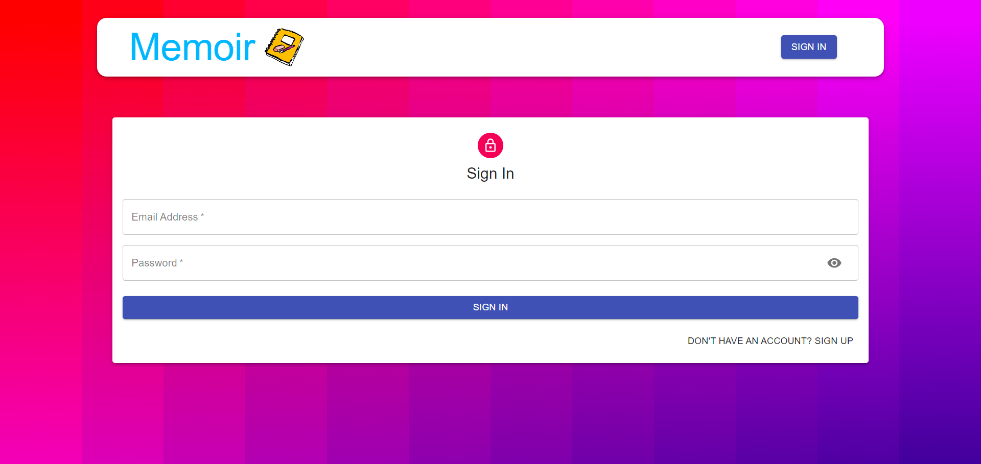 GitHub - pragti-chauhan/memoir-project: Social Website to let users create, edit, share and like ...