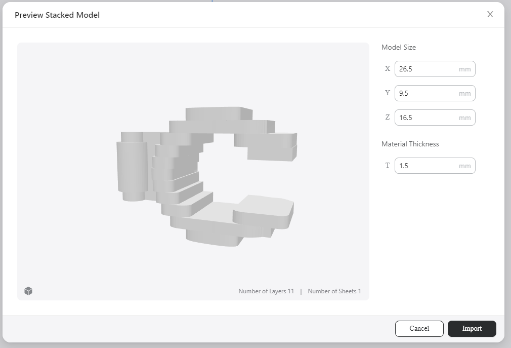 Feature Request: Stacked Model in laser/cnc - Support positioning model for slicing · Issue ...