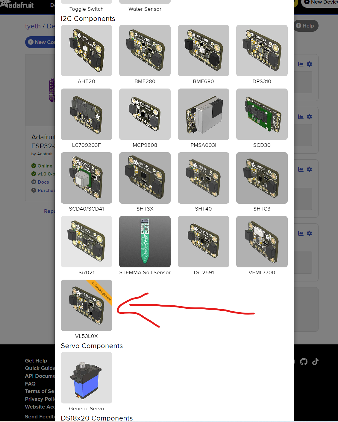 Wippersnapper won't initialize VL53L0X sensor · Issue #356 · adafruit/Adafruit_Wippersnapper ...