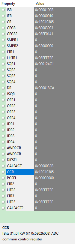 Whether ADC Vref channel and temperature acquisition channel are consistent with channel 18 and ...