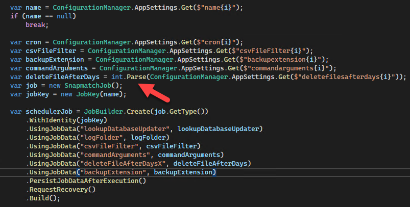 When Storing An Integer Value In The Jobdatamap And Getting It As A String Then Quartznet