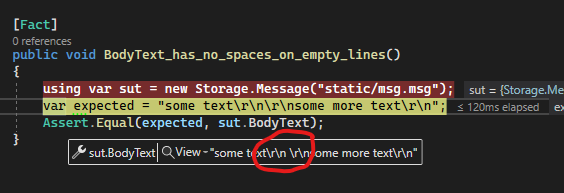 Empty line handling not the same as Outlook · Issue #340 · Sicos1977/MSGReader · GitHub