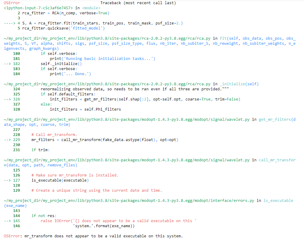 [INSTALLATION ERROR] · Issue #137 · CEA-COSMIC/pysap · GitHub