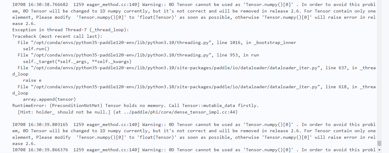 Aistudio paddlepaddle2.5.0训练yolov8报错 · Issue #165 · PaddlePaddle ...