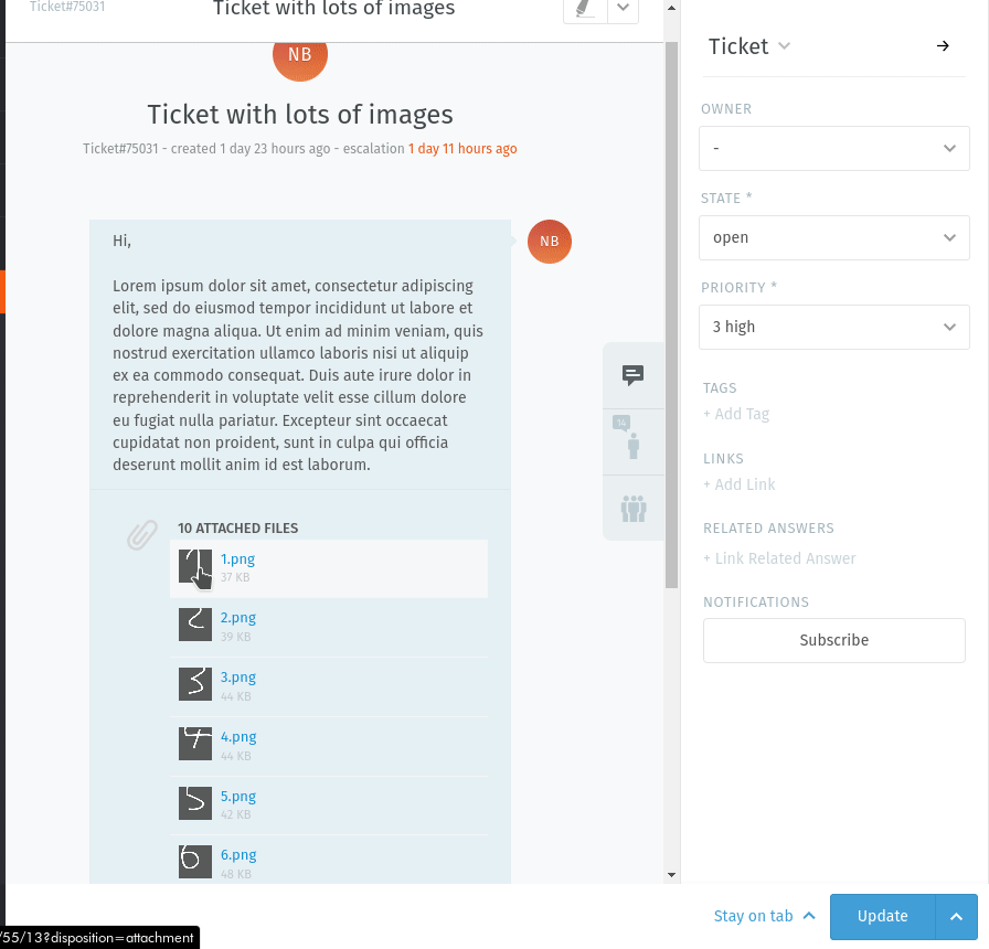 Unable to scroll ticket image view when using arrow keys · Issue #4180 ...