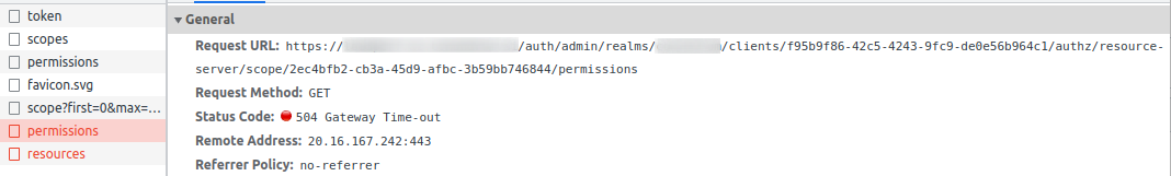 Outofmemoryerror In `orgkeycloakauthorizationadminscopeservicegetpermissions` · Issue