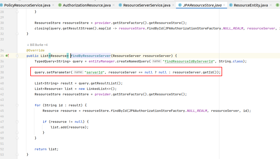 OutOfMemoryError in `org.keycloak.authorization.admin.ResourceServerService.exportSettings ...