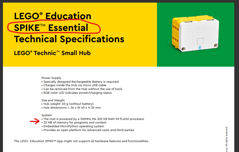 Small Intelligent Hub (part 67351) from #45345 Spike Essential set ...