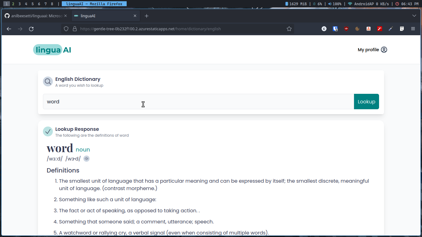 GitHub - anilbeesetti/linguaai: Microsoft Future Ready Talent Project