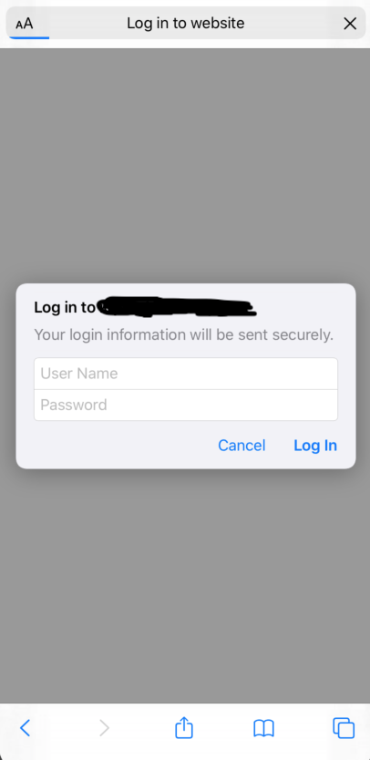 Browser native login dialog for authentication. · Issue #1232 · react ...