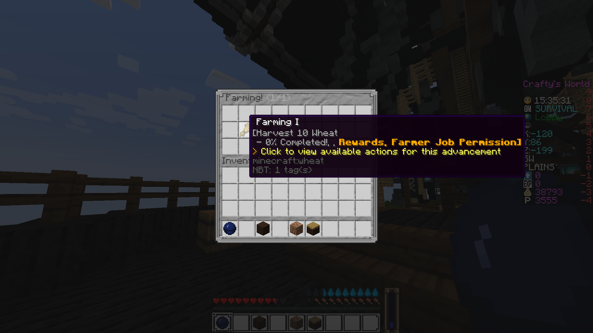 New lines are ignored in the /advancements gui · Issue #53 · rowan-vr/CustomAdvancements · GitHub