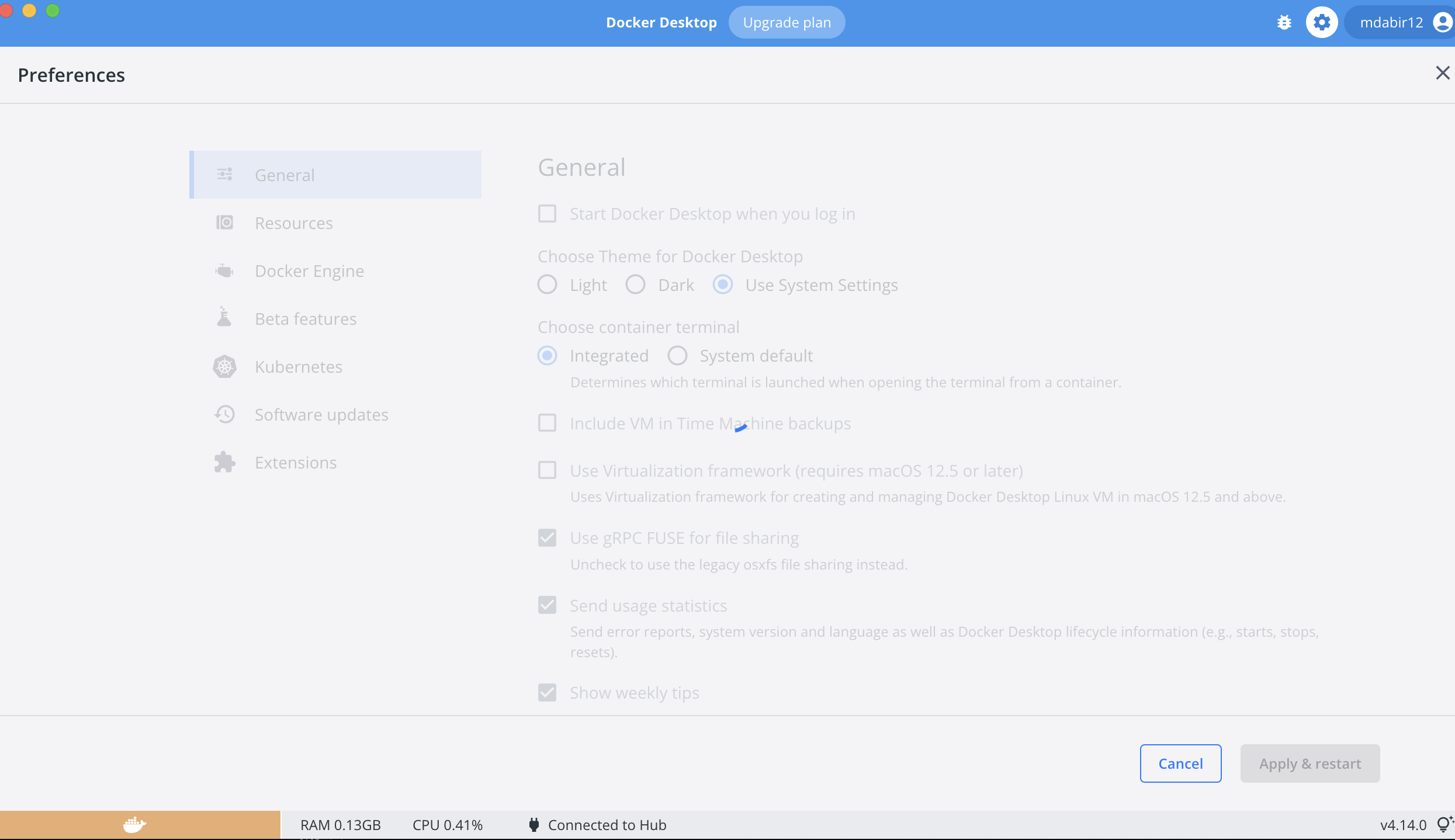 Docker is stuck in "Docker is Starting · Issue #6579 · docker/for-mac · GitHub
