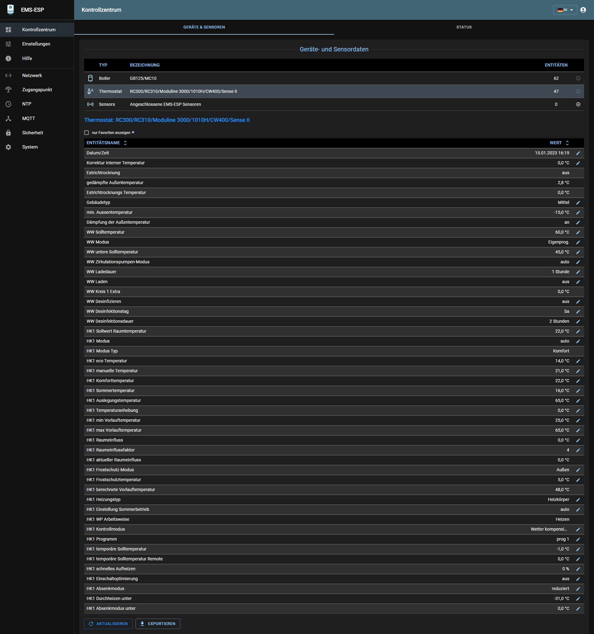 Buderus Logano Plus Gb125 With Rc310 Missing Data · Issue 913 · Emsespems Esp32 · Github 6125