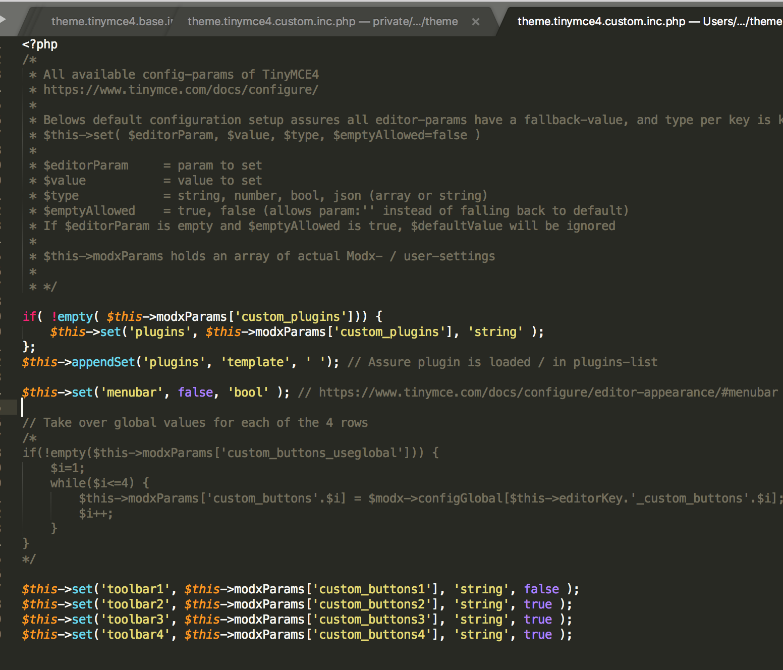 TinyMCE4 - no custom plugin template after update to 1.4.4 · Issue #726 · evolution-cms ...